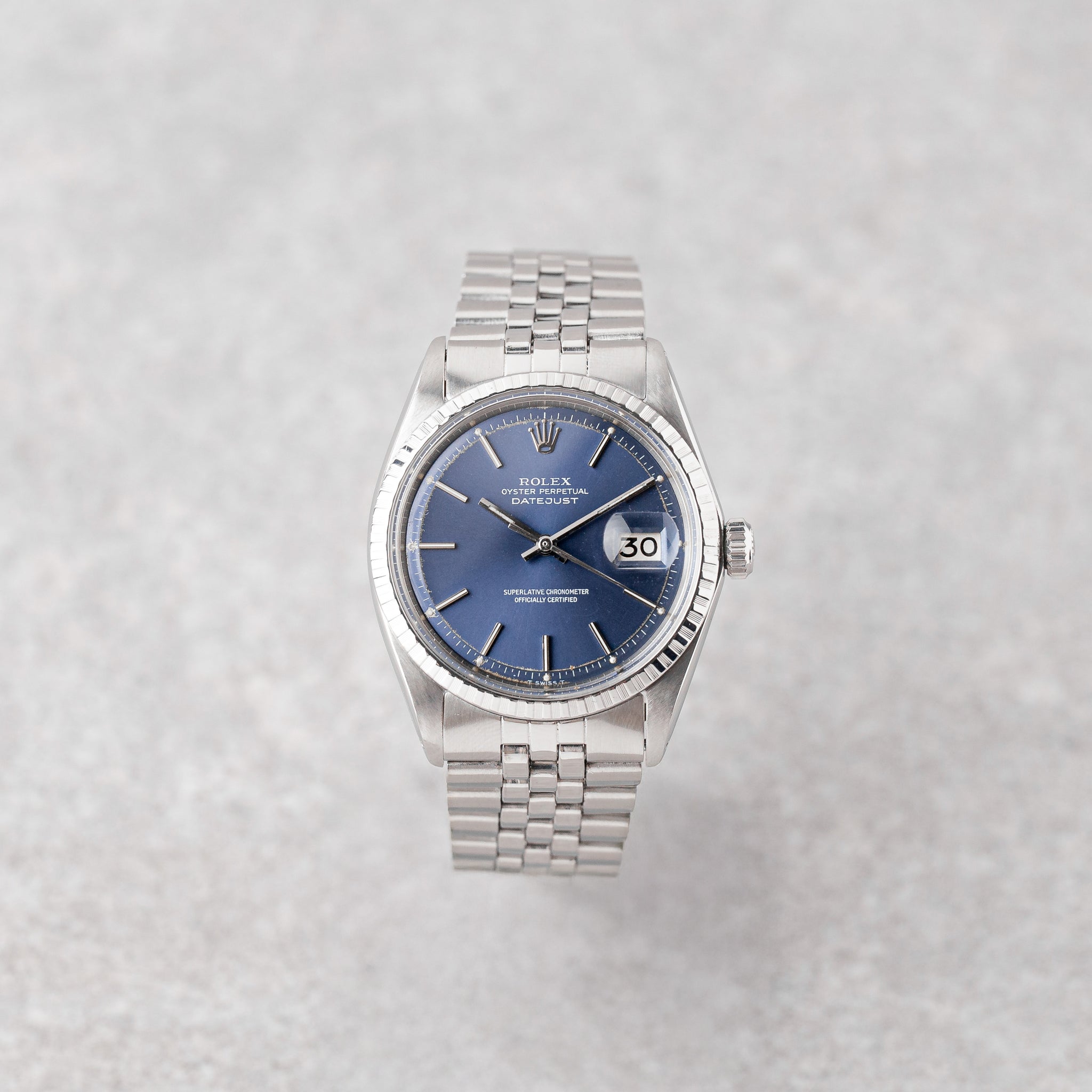 ROLEX DATEJUST 36 BLUE DIAL REF: 1603 – Midnight Watches